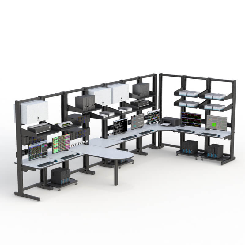 Multi-Station Workbench - Industrial Modular Workstation