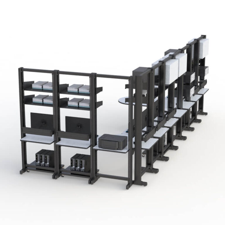 Multi-Station Workbench - Industrial Modular Workstation