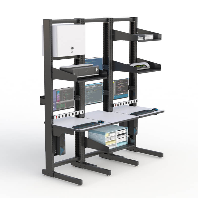 Advanced Triple-Station Workbench | High-Performance Multi-User Setup