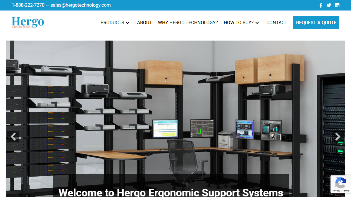 Contact Hergo Technology | Technical Furniture Experts